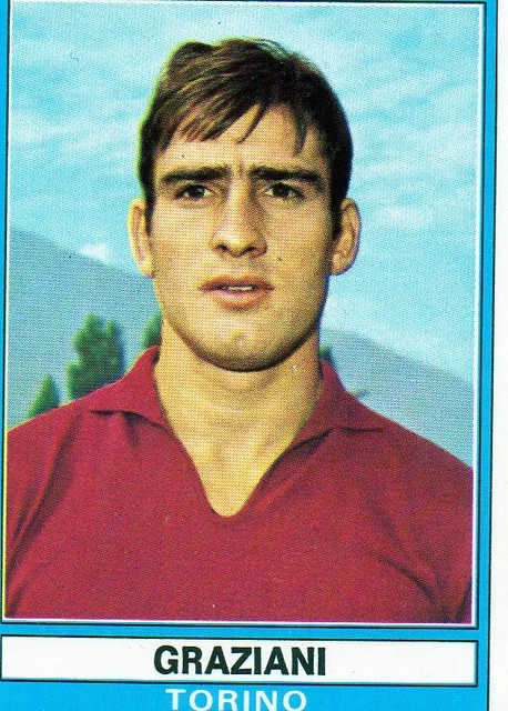 GRAZIANI FIGURINE ALBUM Footballeurs panini 1973 1974 Avec Voile ...