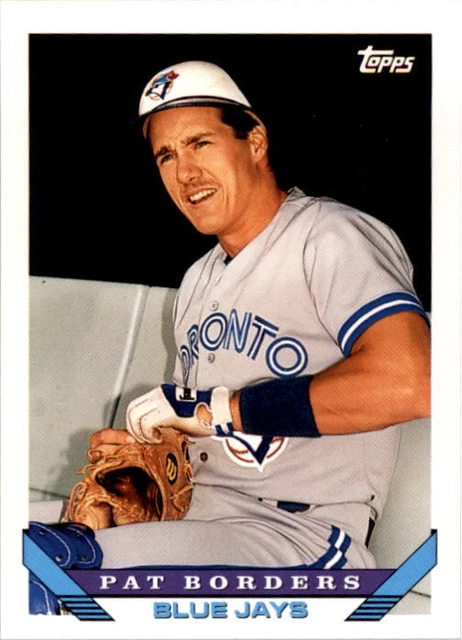 CARTE DE BASEBALL 1993 Topps Toronto Blue Jays #322 Pat Borders EUR 1 ...