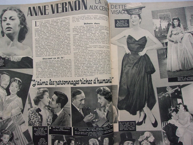 CINÉ-RÉVÉLATION 150 DE 1957: Vera Miles-Lisette Lebon-Anthony Quinn ...