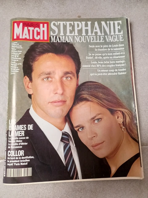 PARIS MATCH N°2272 10/12/1992 Stéphanie de Monaco Daniel Ducruet Collor ...