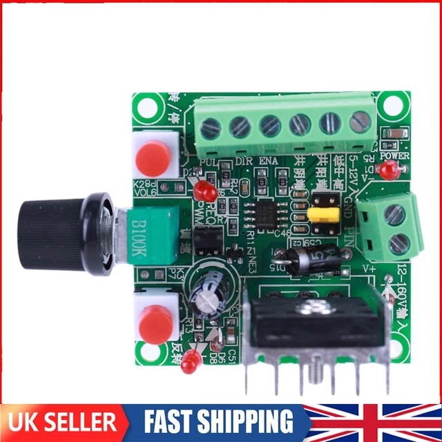 USEFUL STEPPER MOTOR Driver Speed Board Controller Pulse Signal Generator Module £10.49 ...