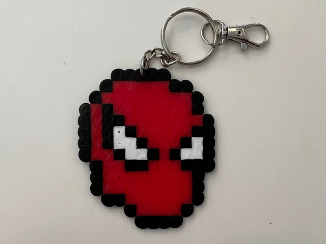 SPIDER-MAN 8-BIT HANDCRAFTED Bead Pixel Art Spiderman Key Chain $4.99 ...