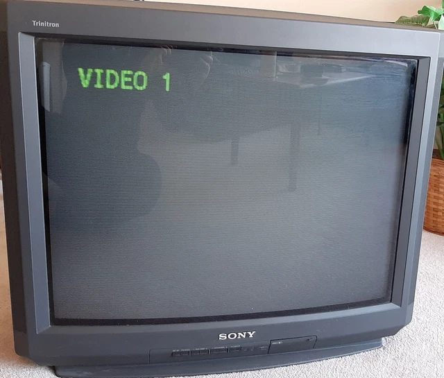 VINTAGE SONY TRINITRON Retro Gaming 27 inch crt television £78.39 ...
