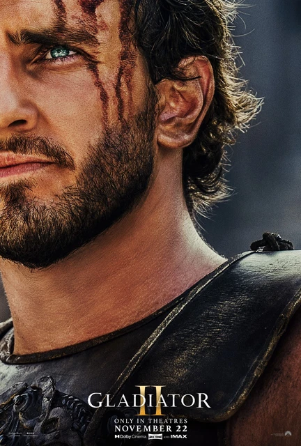 GLADIATOR 2 - Affiche de Cinéma - Poster du Film - Pedro Pascal, Paul ...