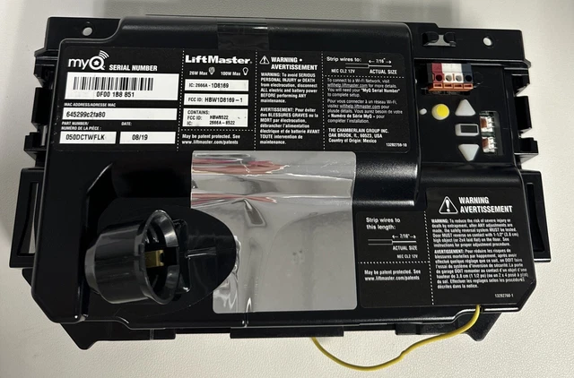 LIFTMASTER GARAGE DOOR Opener Logic Board 050DCTWFLK 50DCBL5LK £31.80 ...