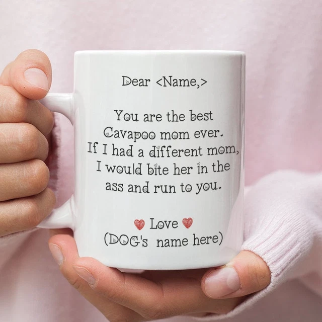 PERSONALIZED CAVAPOO GIFT Cavapoo Mom Cavapoo Mug Cavapoo Gift For Women Cavapoo EUR 19,57 ...