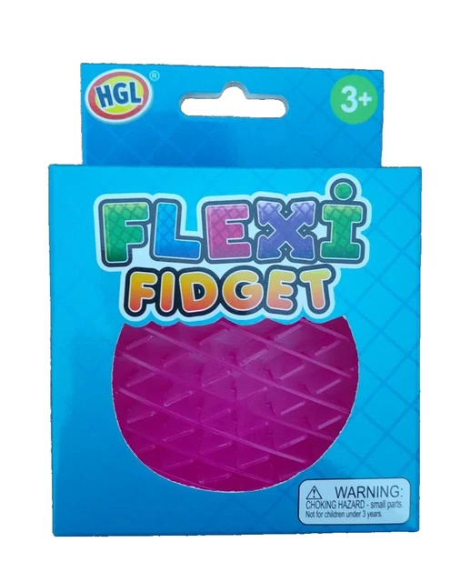 FLEXI FIDGET MESH WORM AUTISM ADHD SENSORY STRESS TOY By HGL (PINK ...