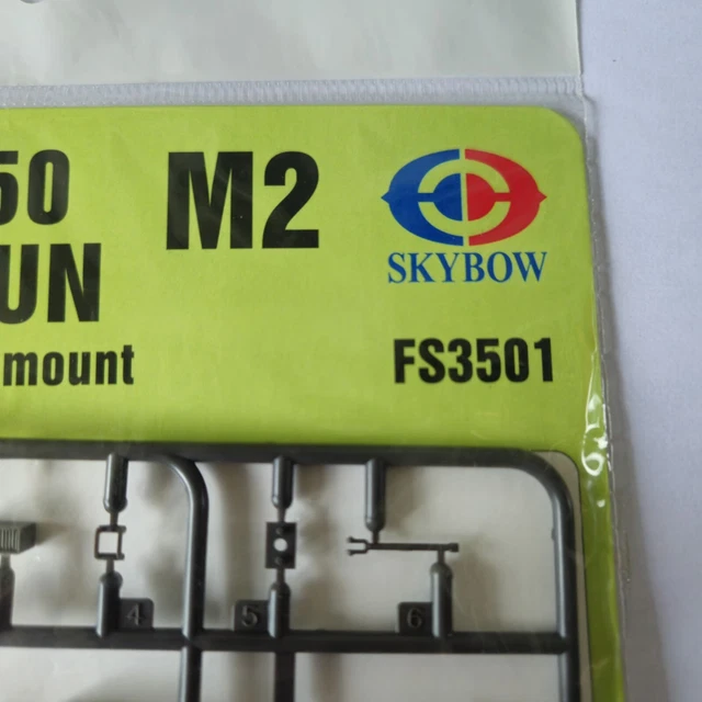 SKYBOW CALIBER MACHINE Gun WM31 Pedestal Truck Mount 1:35 Scale FS3501 ...