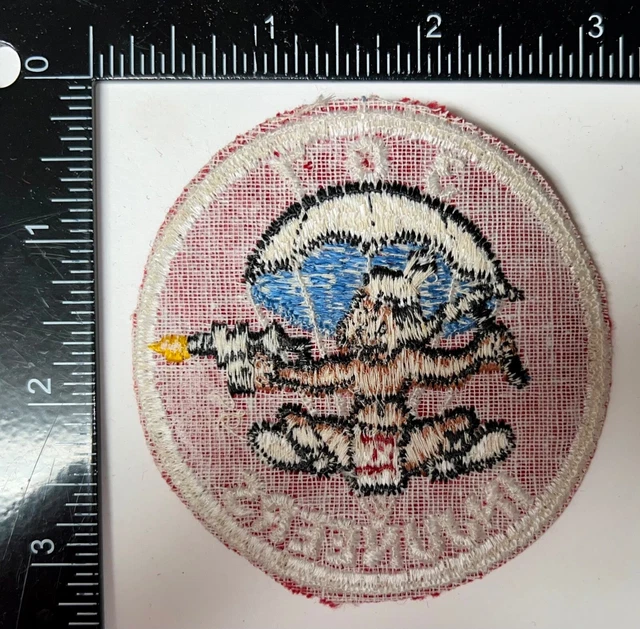 POST WWII 1950S 307th Airborne Engineer Bn Parachute Paratrooper Patch ...