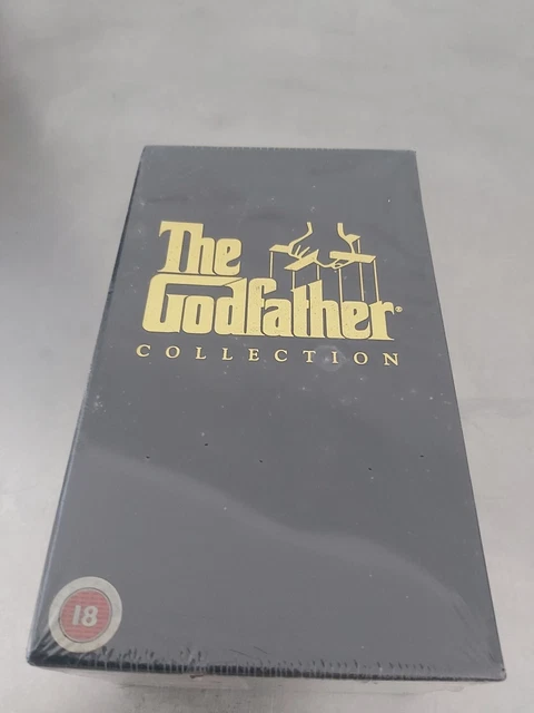 THE GODFATHER COLLECTION Trilogy Box Set VHS, 2001 - New Sealed £19.99 ...