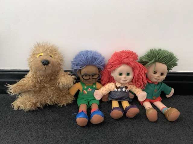 TOTS TV VINTAGE Rag Dolls Tilly, Tom & Tiny + Furryboo Hand Puppet £29. ...