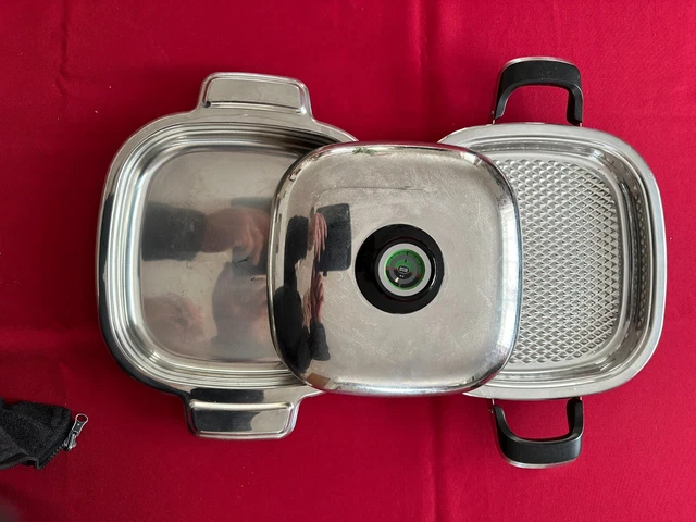 AMC GRIDDLE Steak- und Bratpfanne mit Deckel EUR 30,00 - PicClick DE