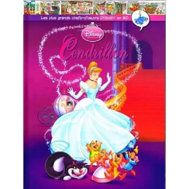 LIVRE PAR DISNEY Pixar Cendrillon les Plus Grands Chefs-d'oeuvre Disneu ...