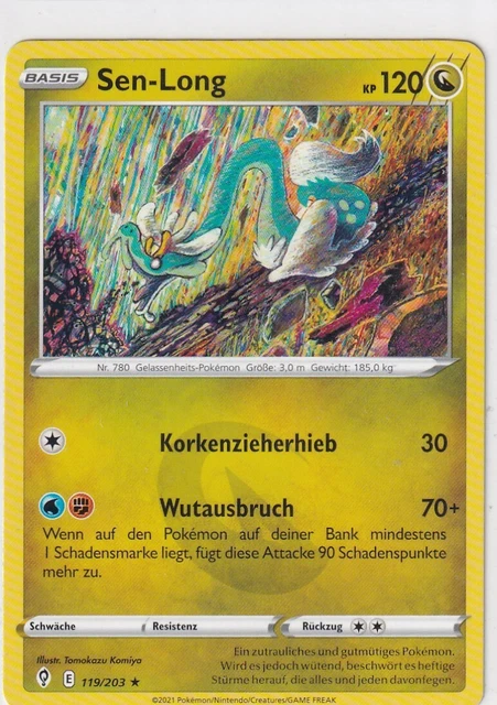 CARTE POKÉMON DRACAUFEU N° 119/203 Sen-Long Allemand EUR 1,61 - PicClick FR