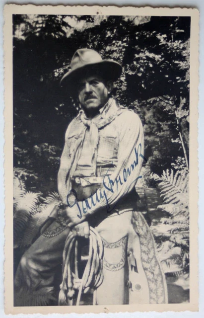 51328B PHOTO POSTCARD Radebeul Patty Frank with Autograph 1928 Karl May ...