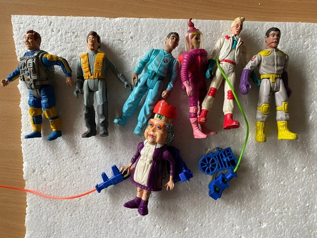 VINTAGE 1980’S RETRO Ghostbusters Figures Toy Bundle 7 figures £49.99 ...