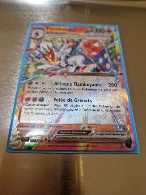 CARTE POKÉMON - Pyrobut EX 028/142 - Couronne Stellaire - EV07 - SCR ...