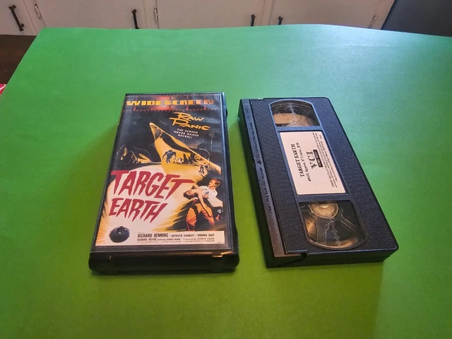 TARGET EARTH (VHS, 1998, Letterboxed Clamshell) Widescreen £7.51 ...