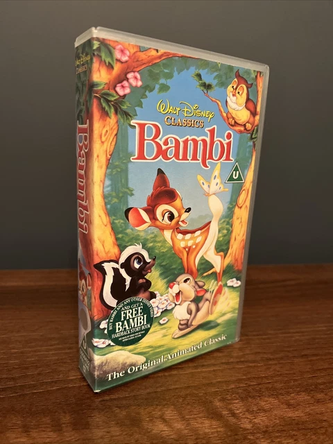 DISNEY BAMBI (VHS/SUR, 1994) Rear Vintage £4.50 - PicClick UK