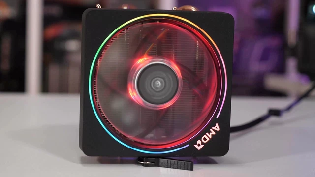 NEW AMD RYZEN Wraith Prism CPU Cooler Heatsink Fan RGB LED For AM4 AM5 ...