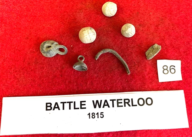 BATTLE WATERLOO 1815 Napoleonic Wars Relics collection Genuine-LHS £2. ...