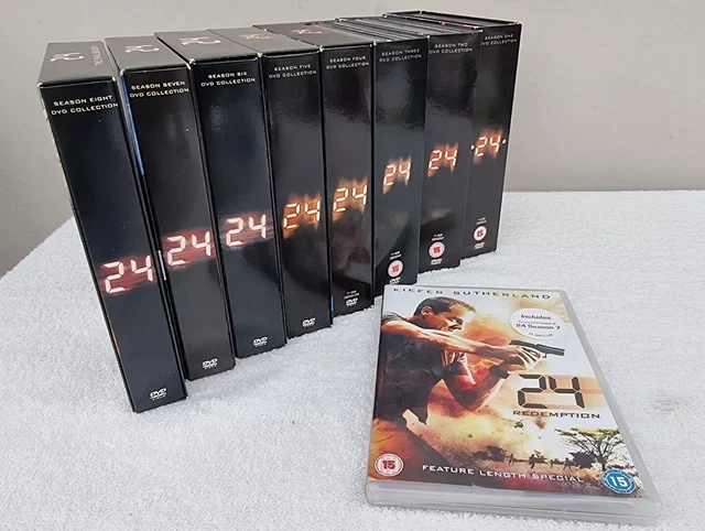 24 TV SERIES Seasons 1-8 + 24 Redemption DVD Boxset Complete EUR 18,73 ...