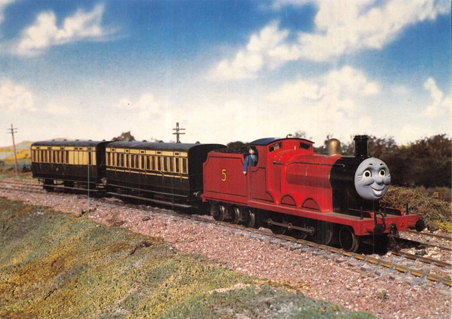 THOMAS THE TANK Engine James Comic Postcard Continental Size Very Good ...