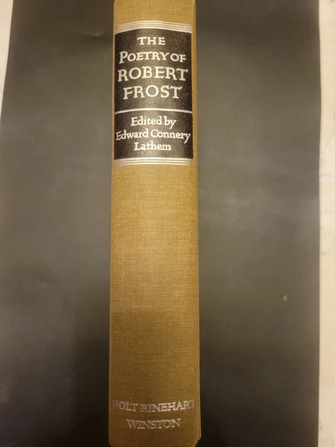 THE POETRY OF Robert Frost 1969 1ère édition couverture rigide Holt ...