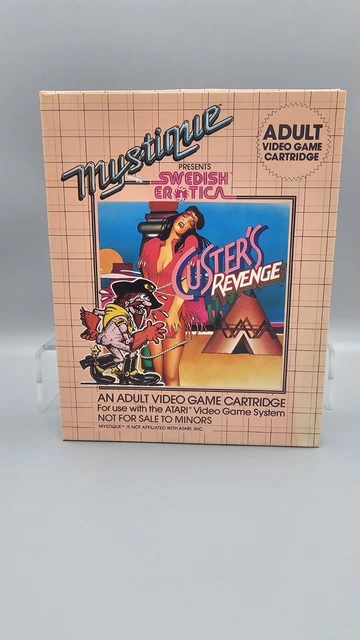 VINTAGE MYSTIQUE CUSTER’S Revenge Complete 1982 Atari 2600 Game CIB ...