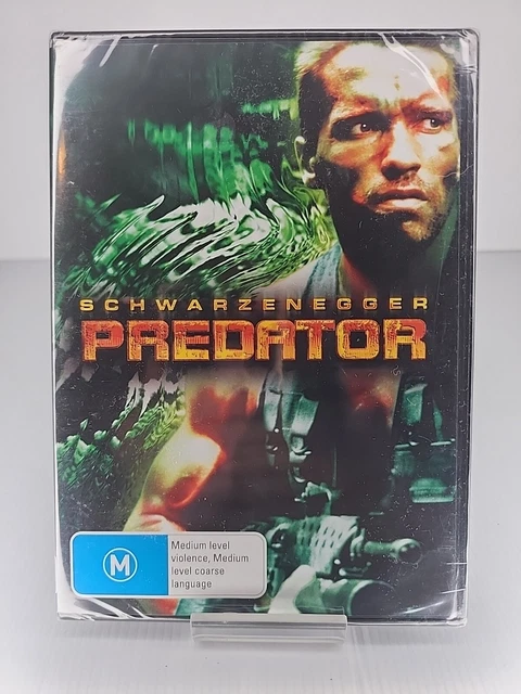 PREDATOR DVD, 1987 Arnold Schwarzenegger Carl Weathers Jean-Claude Van ...