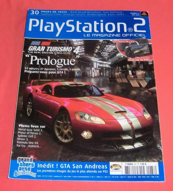 PLAYSTATION 2 MAGAZINE [n°87 Juin 200] PS2 Gran Turismo 4 GTA San ...