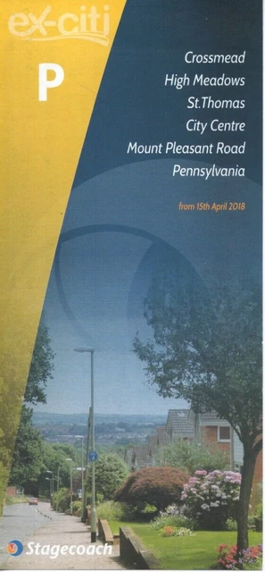 STAGECOACH BUS TIMETABLE - P - Crossmead-Exeter-Pennsylvania - April ...