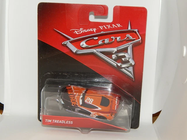 MATTEL DISNEY PIXAR cars 3 card tim treadless nitroade nextgen racer ...