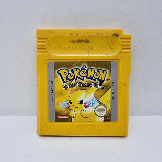 POKEMON YELLOW VERSION | Pikachu Edition | Nintendo Gameboy Color 1999 ...
