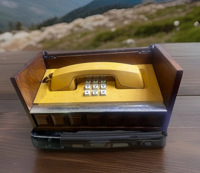 VINTAGE MID-CENTURY WESTERN Electric STOWAWAY Touchtone Desk Phone in ...