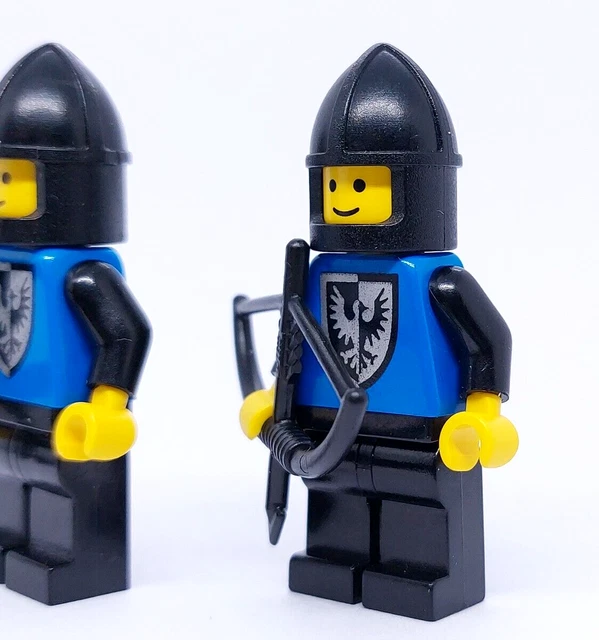 LEGO VINTAGE CASTLE/KNIGHTS Black Falcon Lot 2 Soldiers Minifigures ...