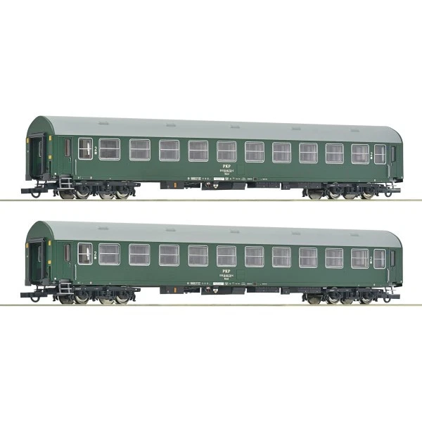 ROCO 6200102 H0 2er Set Personenwagen Bwxzd, PKP, Ep. IV H0 + Neu EUR 131,00 - PicClick DE