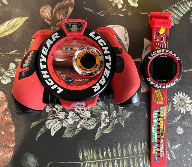 DISNEY CARS VTECH Kidizoom Camera + Lightning McQueen Watch Bundle ...