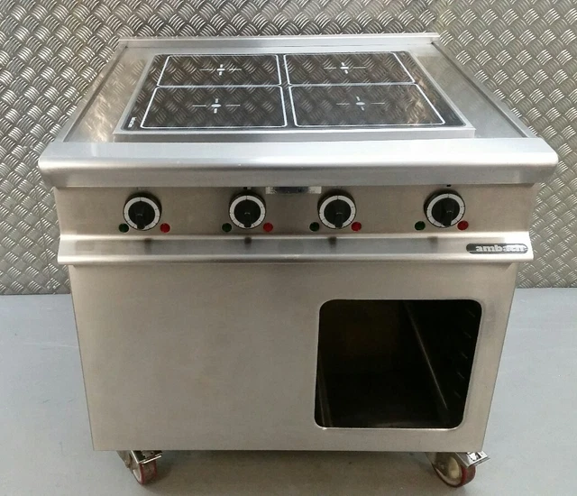 AMBACH IHE4/90 4 Ring Heavy Duty Commercial Catering Induction Hob ...