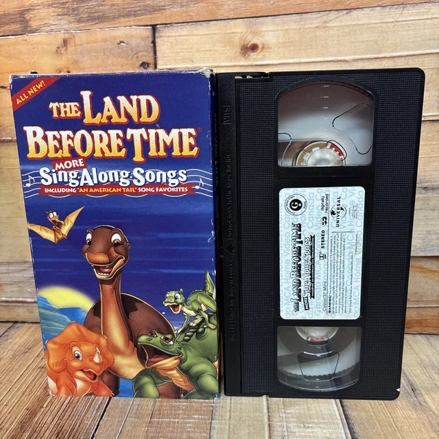 THE LAND BEFORE Time Sing Along Songs VHS Tape Used RARE Cartoon £29.44 ...