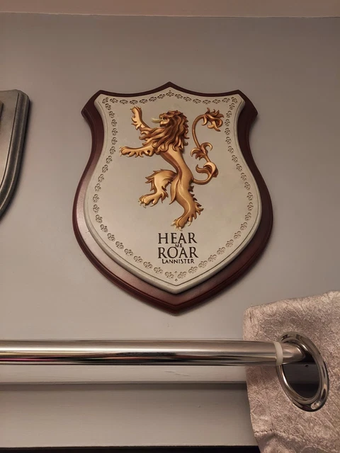 GAME OF THRONES House Crests, Plaques,lannister,stark,targayen,Noble Collection. £274.99 ...