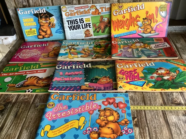 GARFIELD THE CAT - JIM DAVIS CARTOON BOOKS - BULK LOT of COMIC BOOKS ...