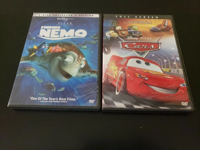 FINDING NEMO ICE AGE RATATOUILLE DVD LOT Pixar Disney 2 Disc Movie Kids ...