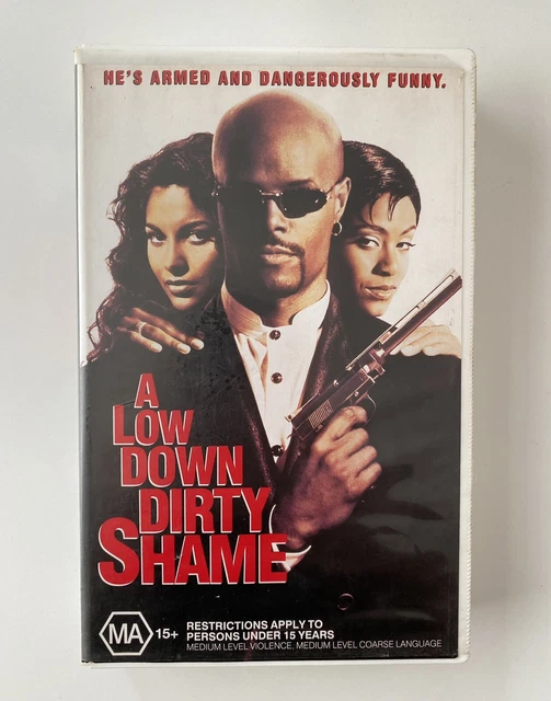 A LOW DOWN Dirty Shame [VHS] Hollywood Video Big Box Ex-Rental Tape ...
