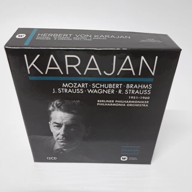KARAJAN 1951-1960 : Mozart, Schubert, Brahms, Strauss, Wagner (2015) *1 ...