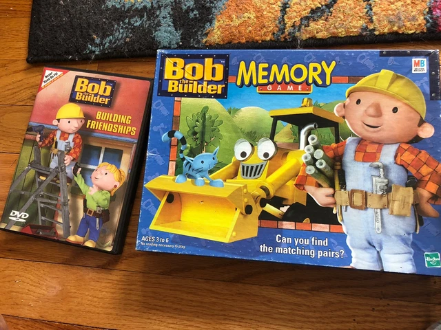 VTG BOB THE Builder Memory Game & Bob The Builder Building Friendships ...