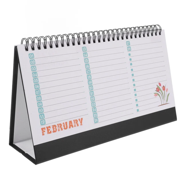 WALL CLOCK DIGITAL 2024-2025 Desk Calendar Study £10.58 - PicClick UK