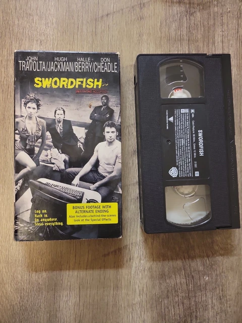 SWORDFISH VHS MOVIE 2001 Halle Berry, John Travolta, Hugh Jackman, Don Cheadle EUR 3,31 ...