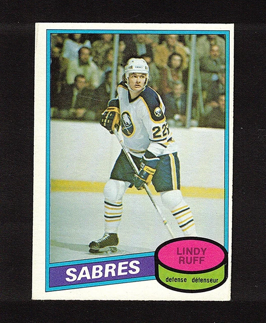 1980-81 LINDY RUFF #319 ROOKIE VG-EX OPC * 5e 800 Win Coach KEY Hockey ...