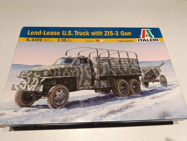 ITALERI 6499 (2 1/2 ton) 6×6 Lend Lease Truck with ZIS-3 1/35 EUR 30,00 ...